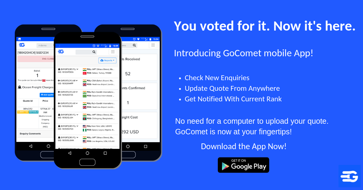 Introducing GoComet Mobile App for Clients!